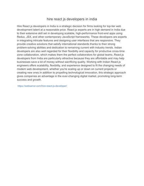 Ppt Hire React Js Developers In India Powerpoint Presentation Free Download Id13380310