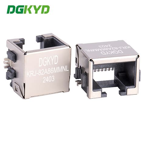Krj 82a86mmnl Rj45 Without Filter Network Interface Smt Network Port Socket Patch Type