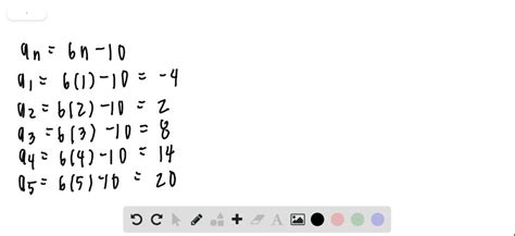 SOLVED Find The First Five Terms Of The Sequence And Determine Whether
