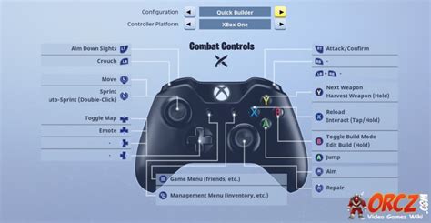 Xbox Controller Buttons Layout