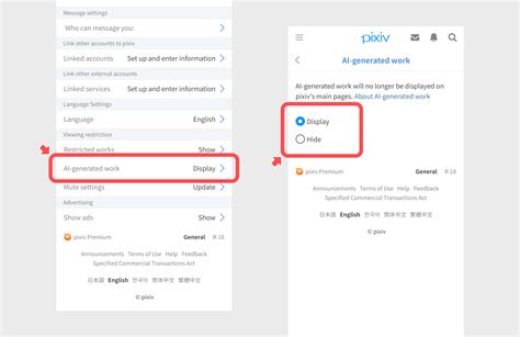What Are Display Settings For AI Generated Work Pixiv Help Center
