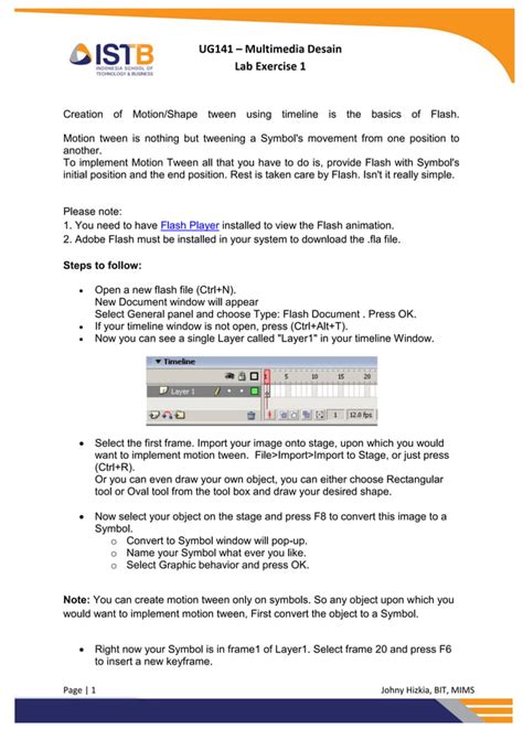 Lab 1 Week 2 Pdf Computer Animation Computer Software And