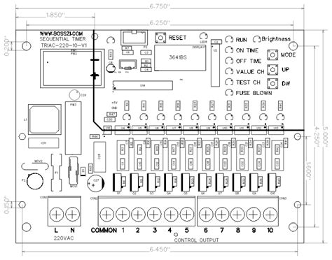 SEQUENTIAL TIMER TRIAC V BOSSZI