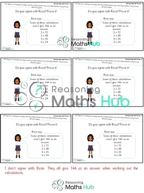 Multiply 2 And 3 Digit Numbers By 1 Digit Master The Curriculum