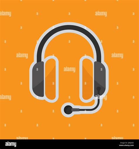 Headphone Icon Icon Related To Electronic Technology Flat Icon Style Suitable For Stickers