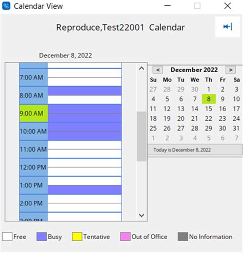 Calendar Integration Usage