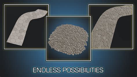 Blender 4 Cobblestone Path Geometry Node