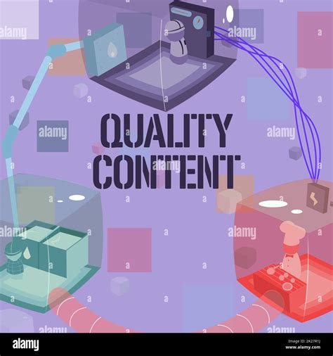 Writing Displaying Text Quality Content Concept Meaning Content That Delivers Value And