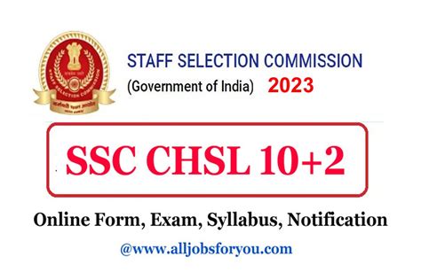 Ssc Chsl Syllabus 2023 Exam Pattern Tier I And Ii 10 2 Full Details All