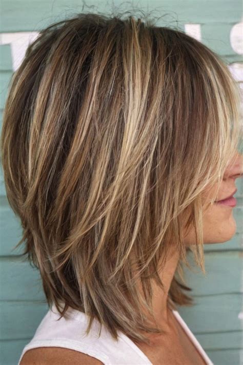 Layered Angled Bob In Haircuts For Medium Length Hair Medium