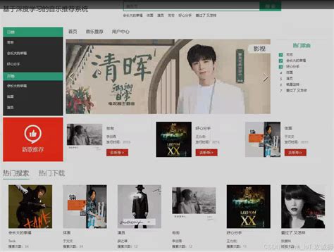 基于深度学习的音乐推荐系统基于深度学习 推荐系统 Csdn博客