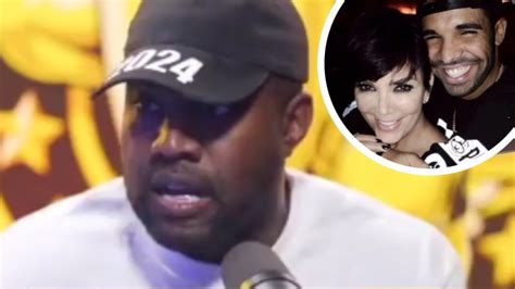Kanye West Says Drake Had Sex With Kris Jenner After Dubbing Him The “greatest Rapper” Watch
