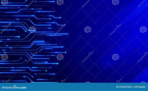 Circuit Board With Moving Electrons Data Flow Loop Background Animation Stock Footage Video