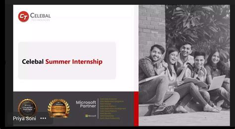 Sneha Joshi On Linkedin Celebaltechnologies Celebalsummerinternship