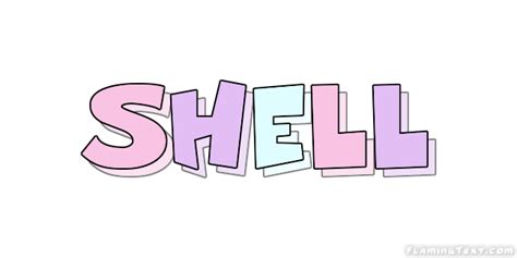 Shell Logo Free Name Design Tool From Flaming Text