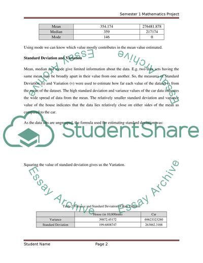 Ict Mathematics Project Essay Example Topics And Well Written Essays 1250 Words