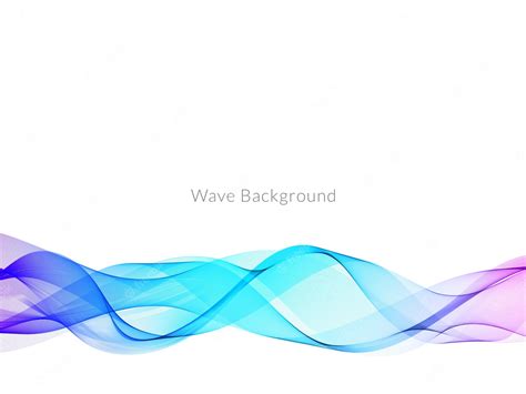 Premium Vector Decorative Background With Colorful Wave Design