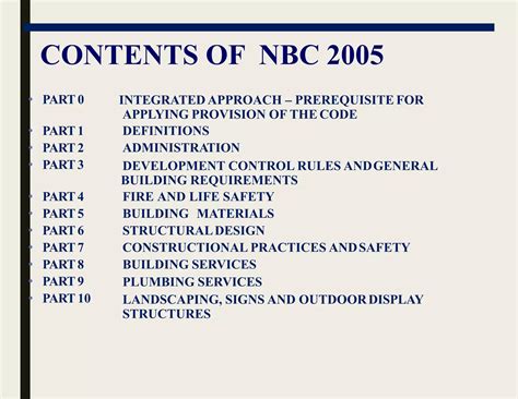 National Building Codes PPTX