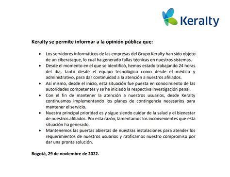 Se Cayó El Sistema Eps Sánitas Anunció Que Tiene Problemas Con Su