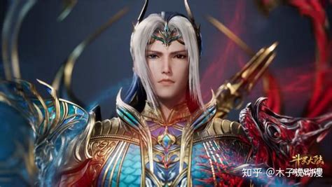 唐三最后一个造型曝光，左手执剑右手拿戟，红蓝配色各占一半 知乎