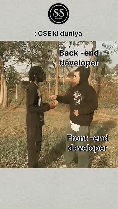 Backend Vs Frontend Developer Python Computerscience Webdesign