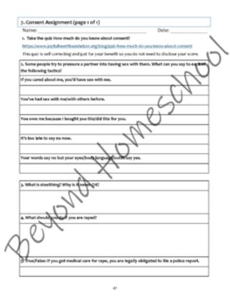 Beyond Sex Ed Educator Pages Only By Quirk Ed Tpt