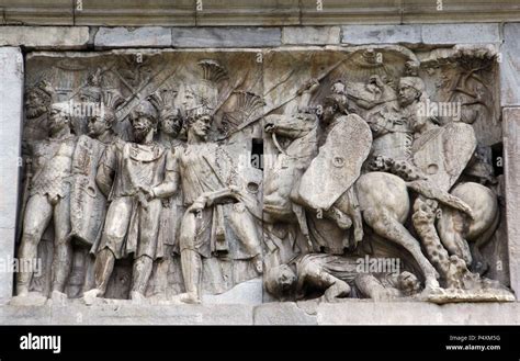 Roman Art Arch Of Constantine Triumphal Arch Erected In The 4th