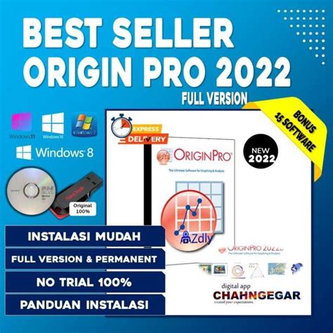 Jual Software Origin Pro 2022 Full Version Data Analysis Dan Graphing