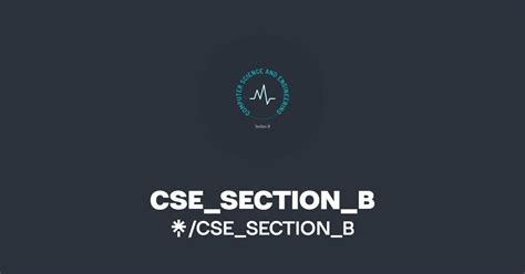 Cse Section B Linktree