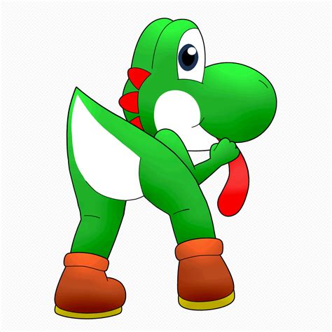 Animated Yoshi Shakes His Booty By Chi Chithecat On Deviantart