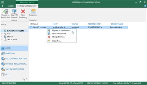 Veeam Instant Recovery To Migrate Hyper V To Vmware Vm