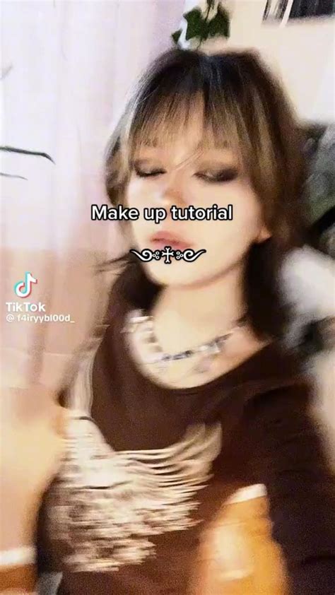 Pin By Mew On Tik Tok Makeup In 2025 Grunge Makeup Makeup Tutorial
