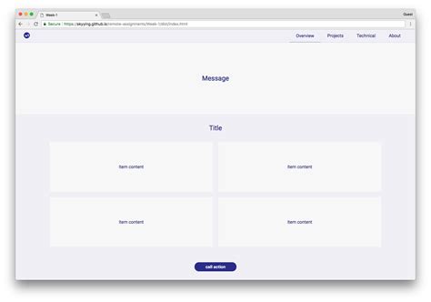 Week1 Build A Responsive Web Page Remote Assignments