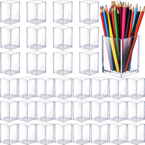 Sabary 36 Pack Acrylic Pen Pencil Holder Clear Makeup