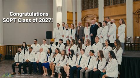 School Of Physical Therapy White Coat Ceremony Class Of 2027 Youtube