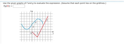 Solved Use The Given Graphs Of F ﻿and G ﻿to Evaluate The