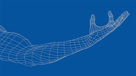 Vector Illustration Of A Hand Holding A Small Or Slender Object Vector