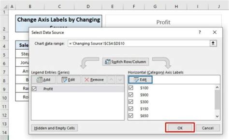 How To Change X Axis Labels In Excel Horizontal Axis Earn Excel