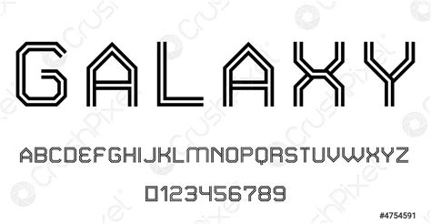 Set Of Alphabets Font Letters And Numbers Stock Vector 4754591 Crushpixel