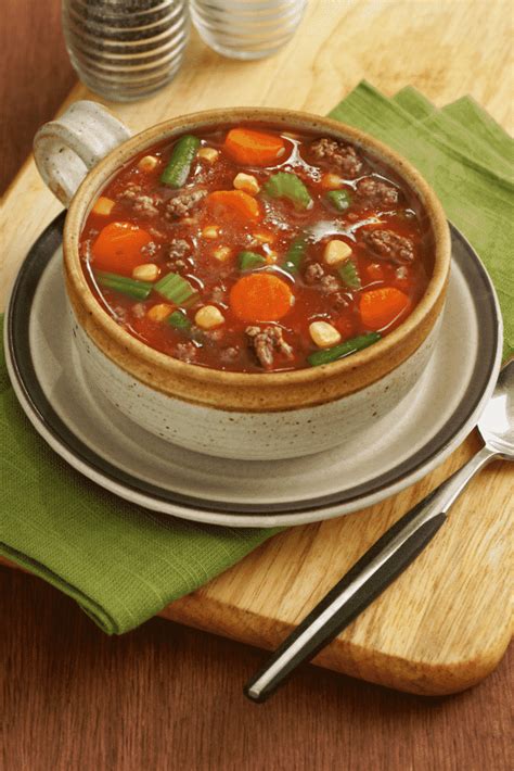Pioneer Womans Vegetable Beef Soup Half Scratched