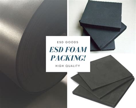 Black Anti Static Esd Safe Foam Ixpe Polyethylene Foam Sheets