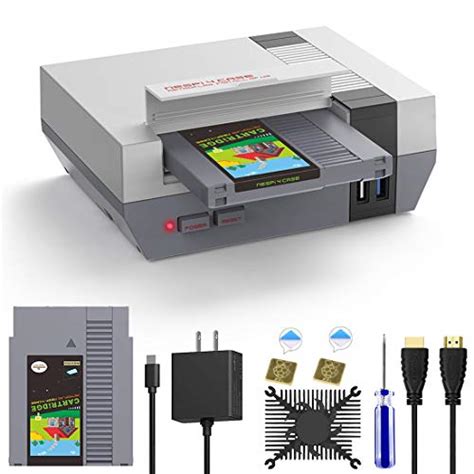 Aknes Retroflag Nespi 4 Case Raspberry Pi 4 Case With Ssd Case Usb C Power Supply Hdmi