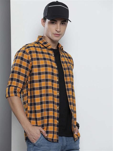 Shop Men Checks Shirt New_0721-SH95-21-S Online
