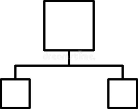 Flowchart Hierarchy Vector Icons Org Chart Organizational Flow