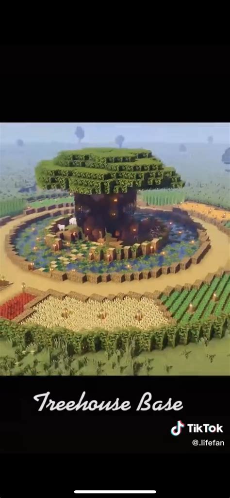 Minecraft Treehouse Base