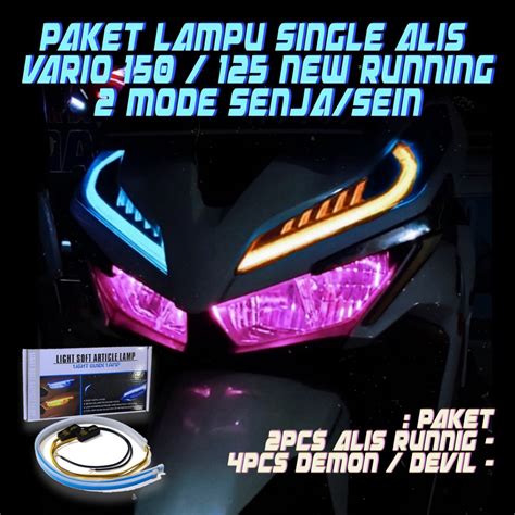 Jual LAMPU ALIS VARIO RUNNING 150 125 NEW SINGLE ALIS RUNNING 2