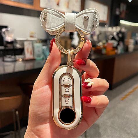 Tpu 자동차 키 케이스 커버 피아트 500500500l 판다 그란데 푼토 란시아 무사 자동차 쉘 포브 보우 키체인 액세서리 3 버튼 접이식 Aliexpress