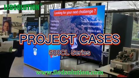 Trade Show Led Display Project Case In Europe Ledsolution Led