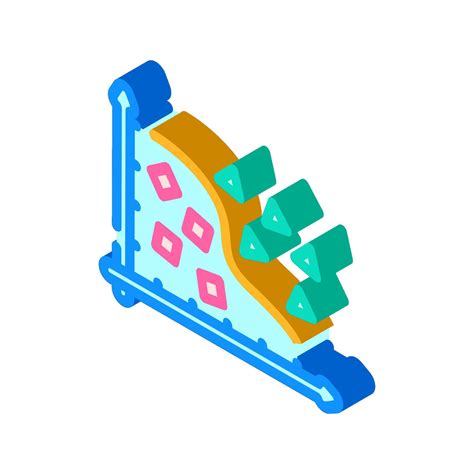 Feature Extraction Machine Learning Isometric Icon Illustration