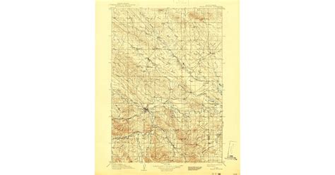 1907 Map Of Belle Fourche Sd — High Res 1941 Print Pastmaps